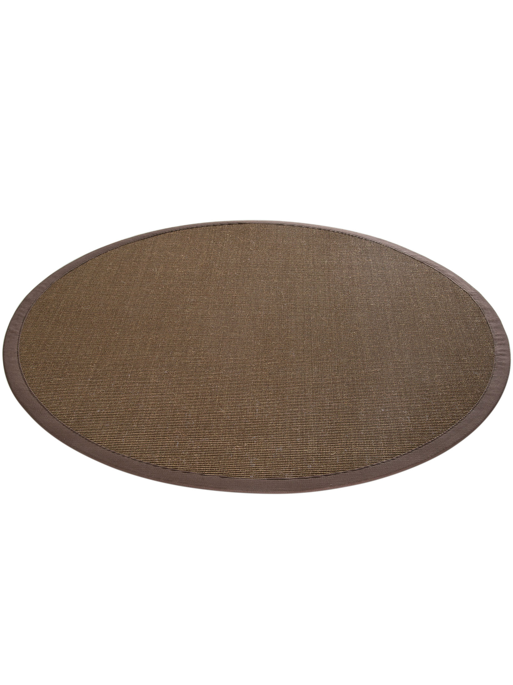 Sisal-Teppich von Kibek - Aruba Colour in Braun, 160 cm Ø