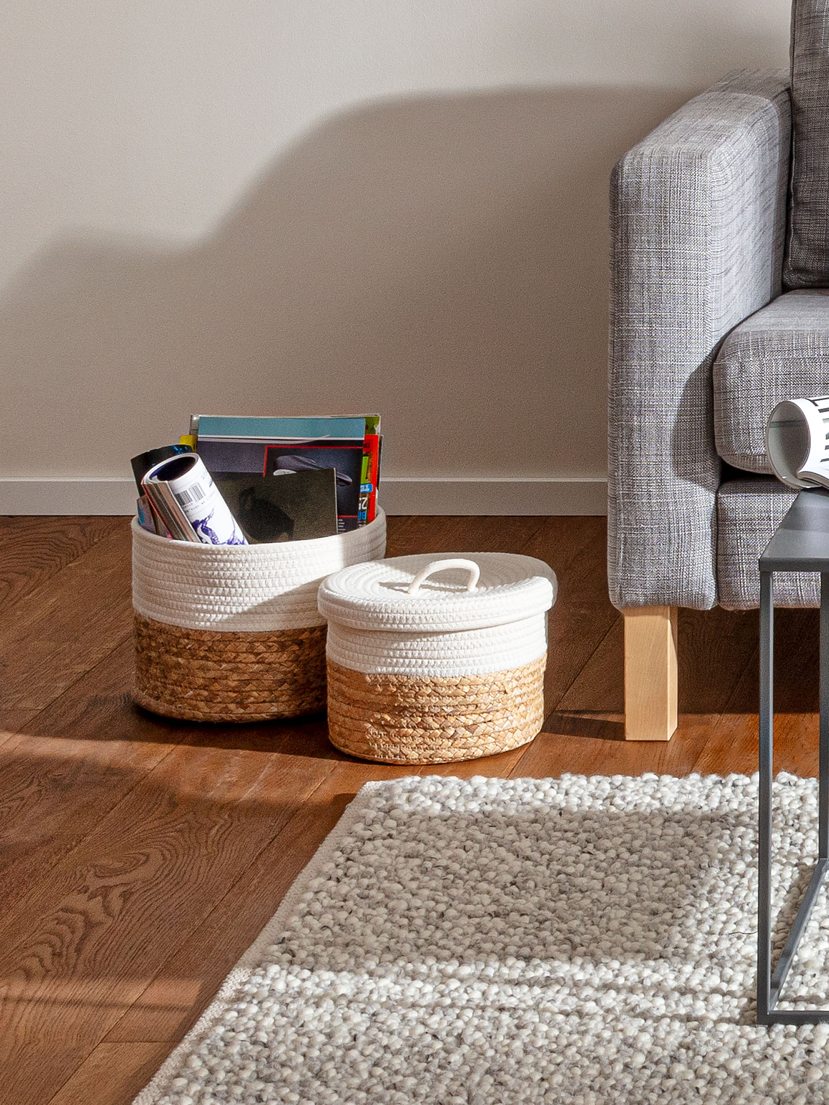 White Lid | Weiss/Natur | ca. 25 x 25 x 17,0 cm | 2172700001