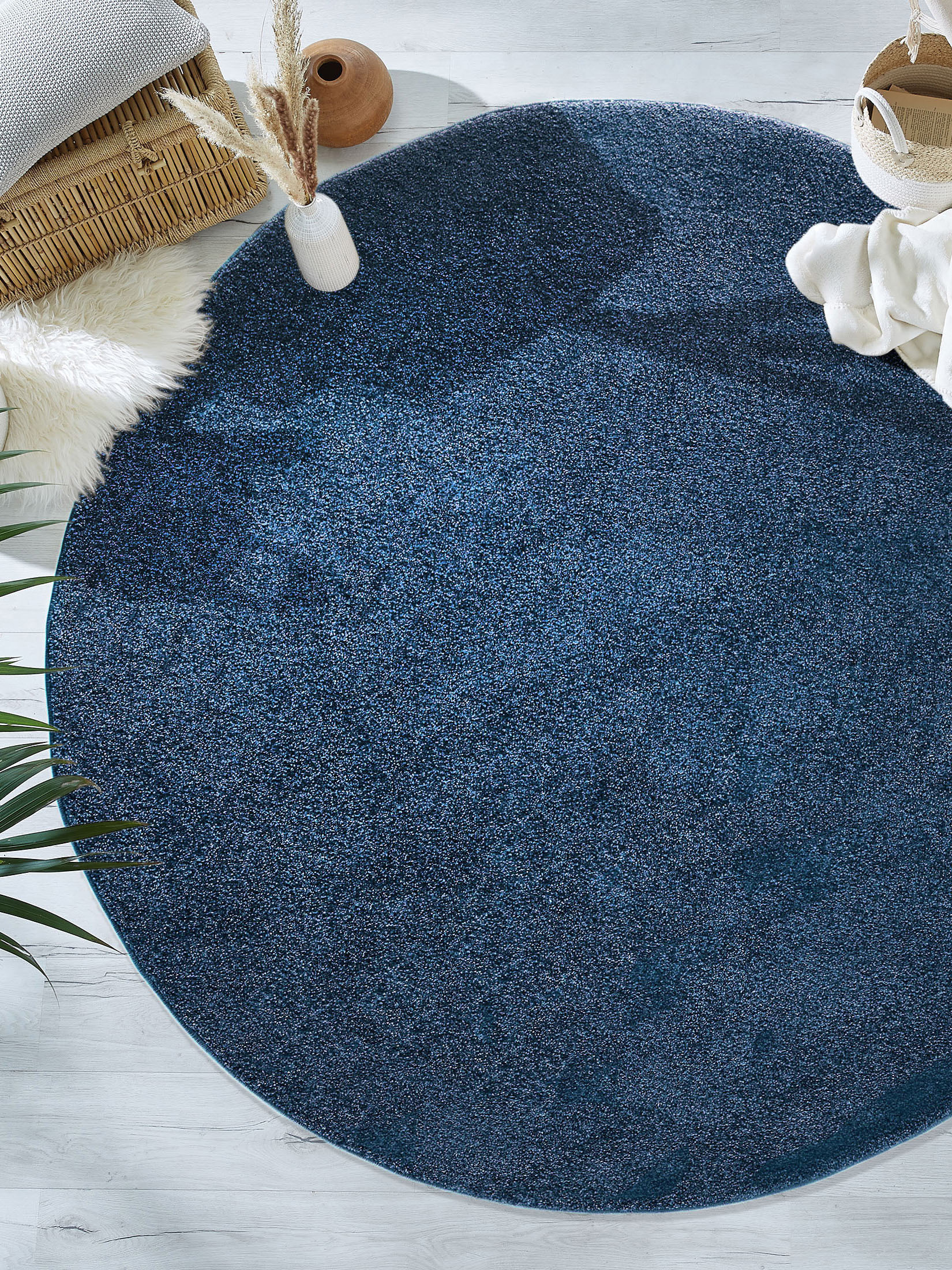 Heritage - Designer-Teppich von Kibek in Blau