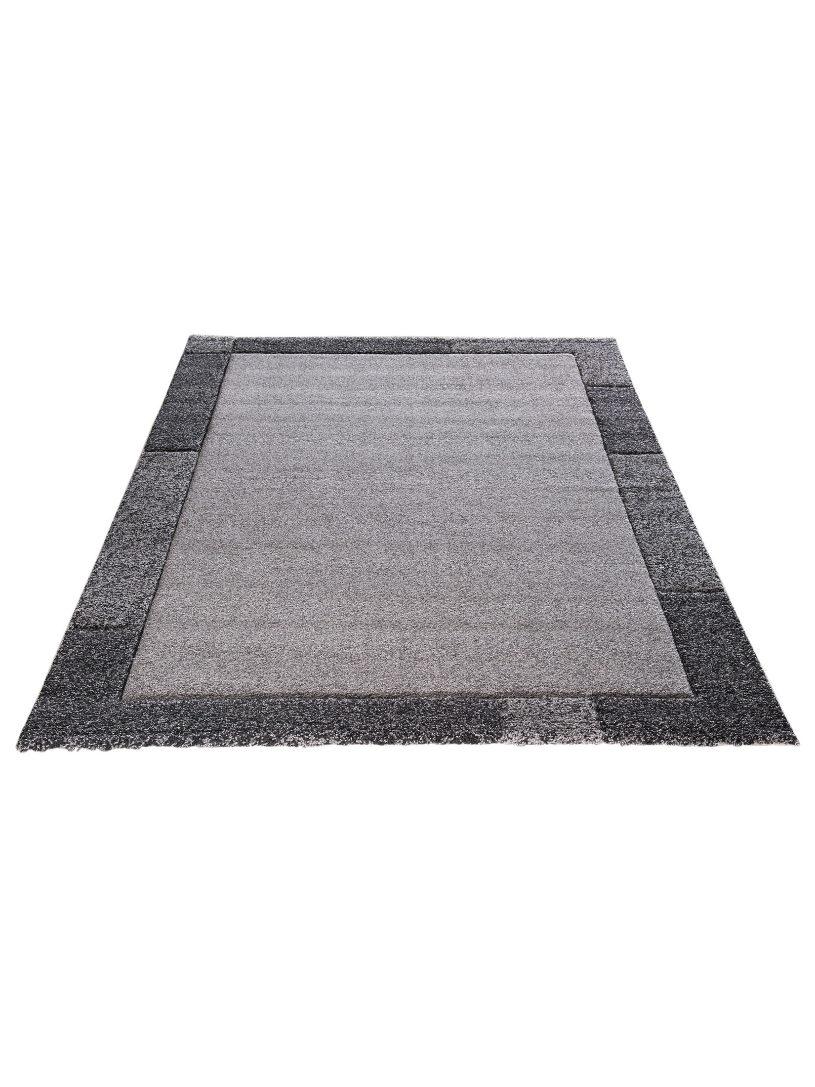 Celia Border - Designer-Teppich von Kibek in Grau