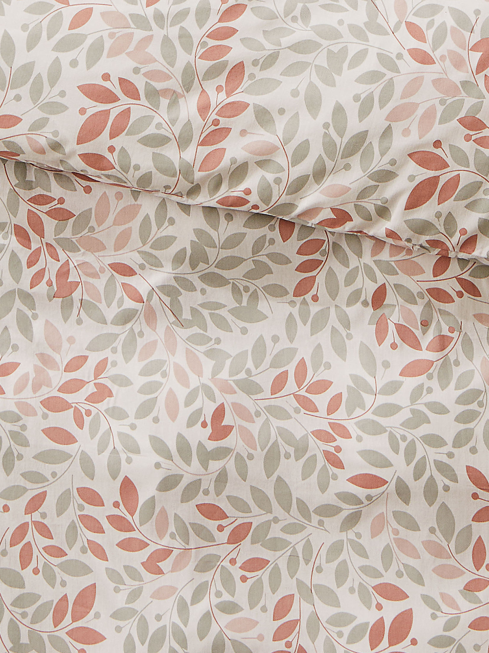 Renforcé-Bettwäsche von Kibek - Pinja in Grün, 135 x 200cm