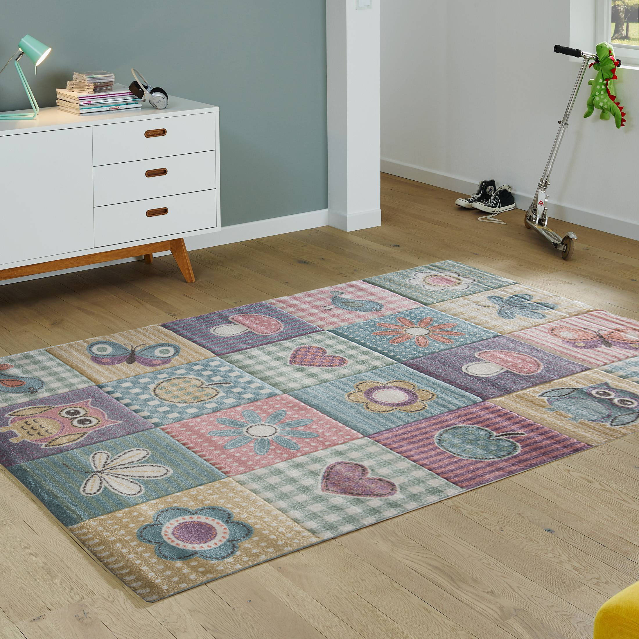 Wildlife - Kinder-Teppich von Kibek in Multicolor