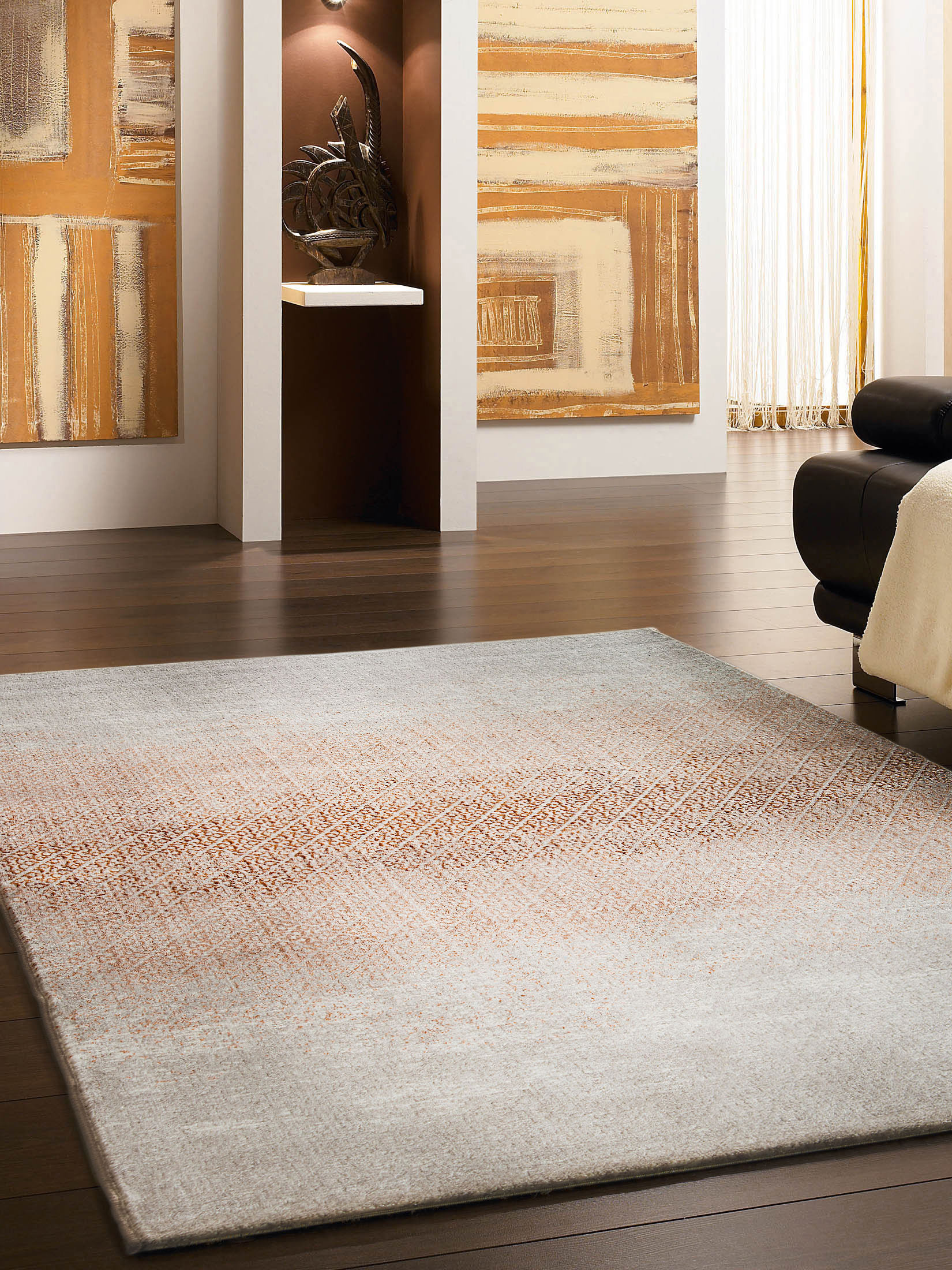 Baroque - Vintage-Teppich von Kibek in Orange