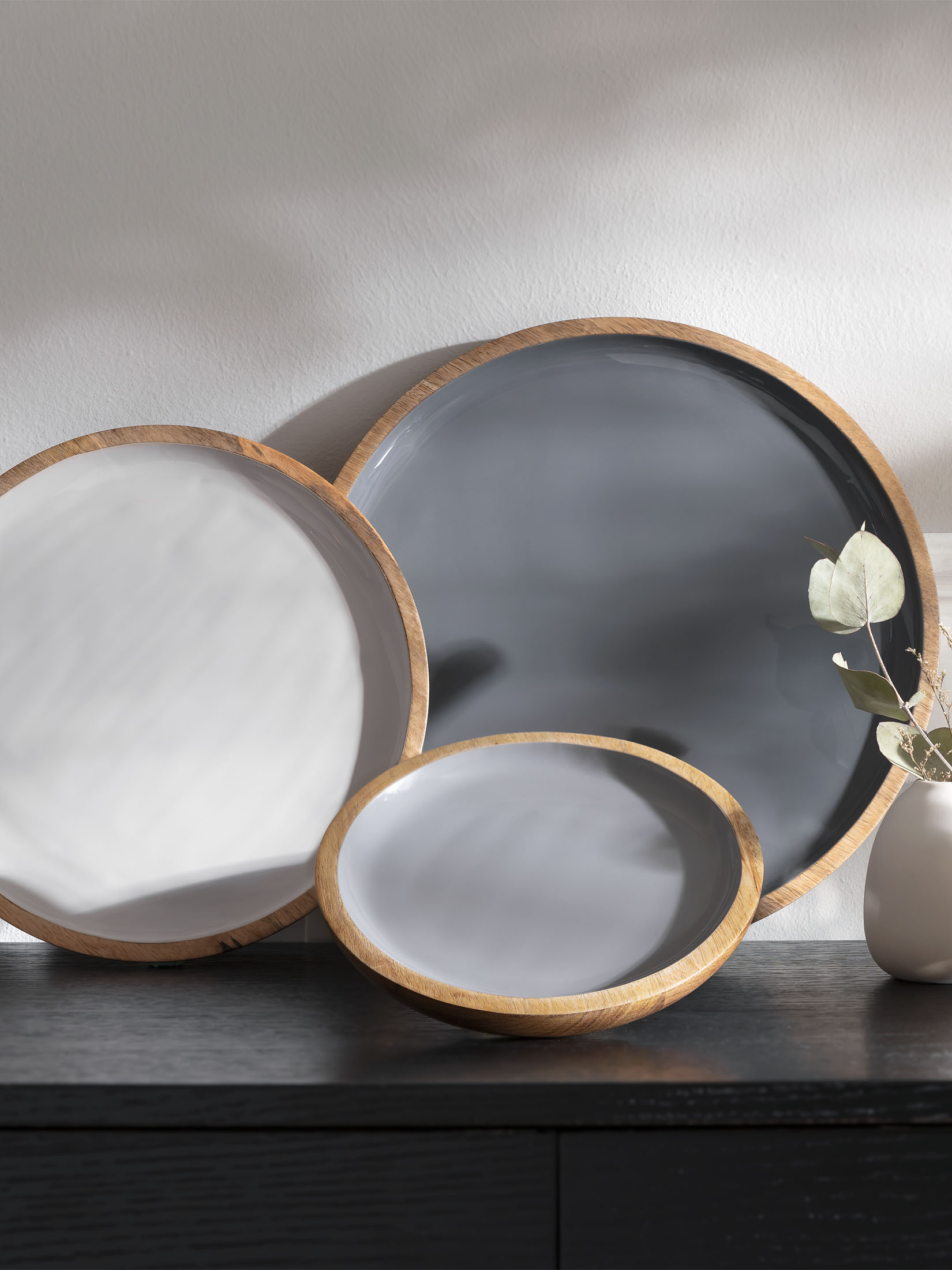 Tablett von Kibek - Alvik in Grau, ca. 30 x 30 x 2,5 cm