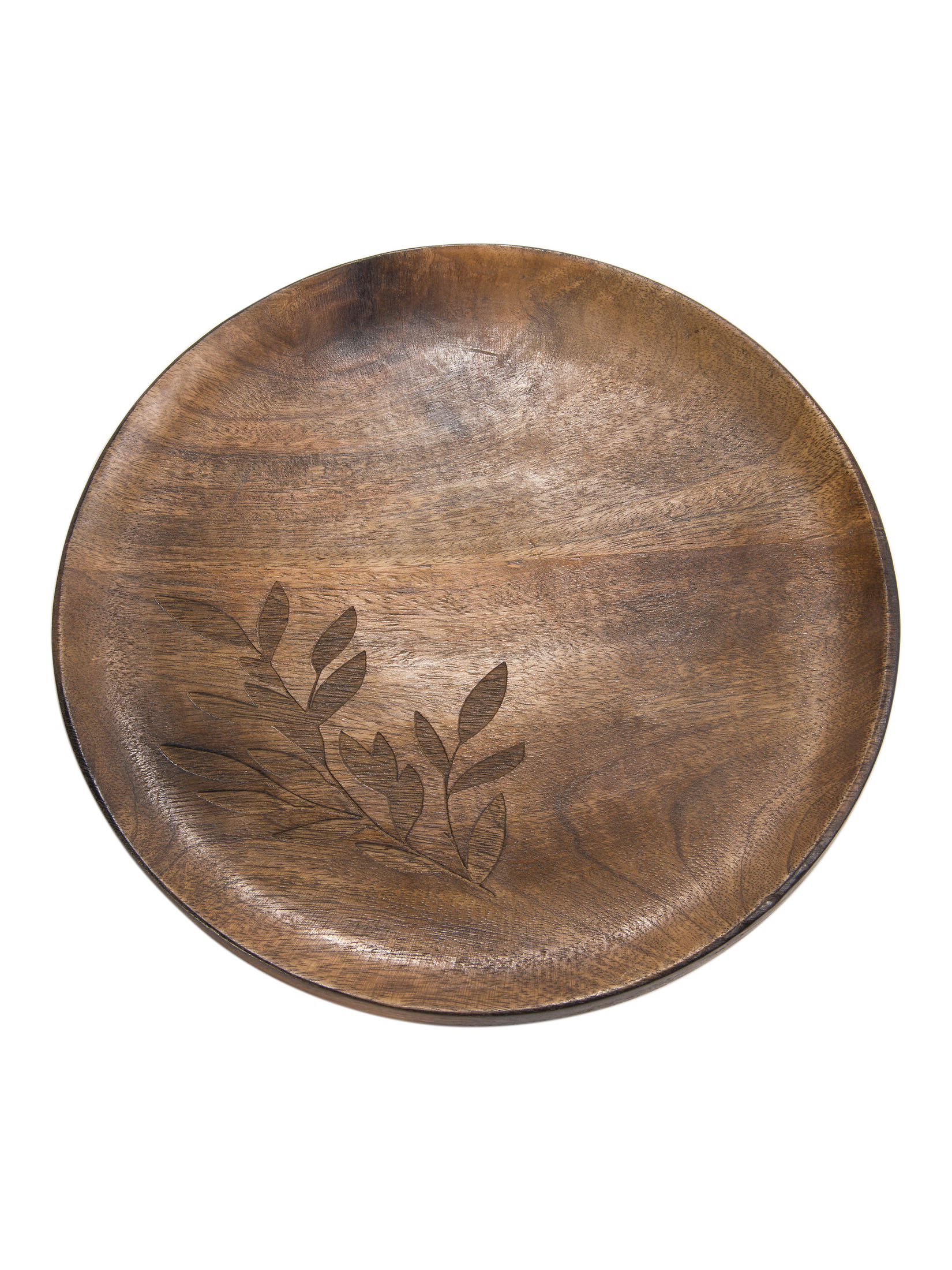 Deko-Teller von Kibek - Levato in Braun, 30 x 30 x 3 cm