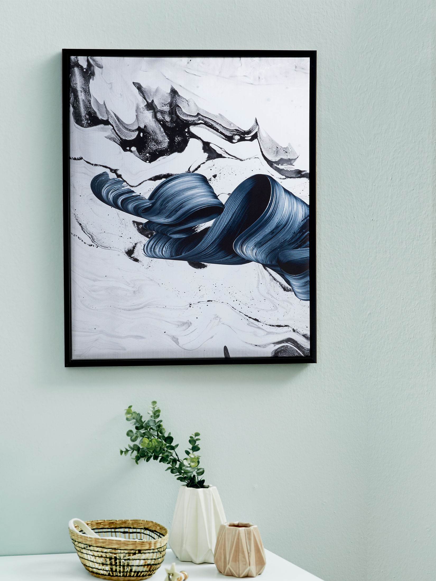 Bild von Kibek - Olaye in Blau, 40 x 50 cm