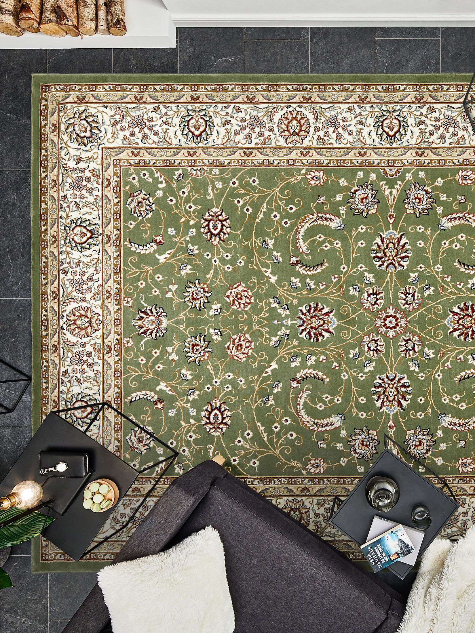 Marivan | Grün | ca. 160 x 230 cm | 2186020021