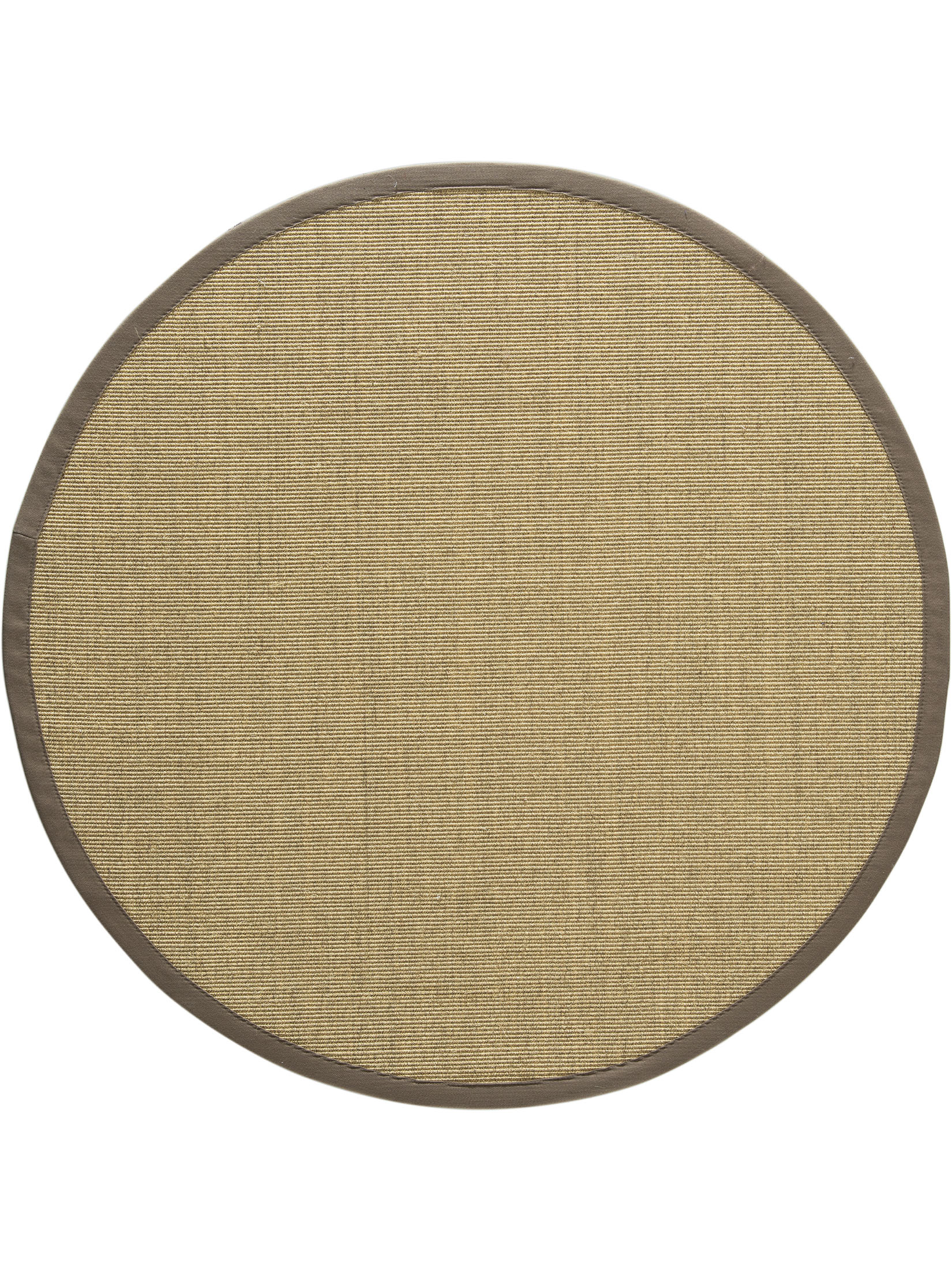 Sisal-Teppich von Kibek - Aruba Colour in Grau, 160 cm Ø