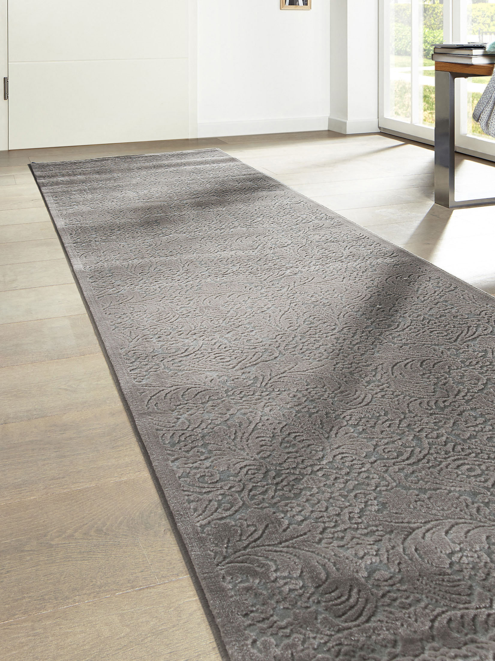 Marcia - Designer-Teppich von Kibek in Grau