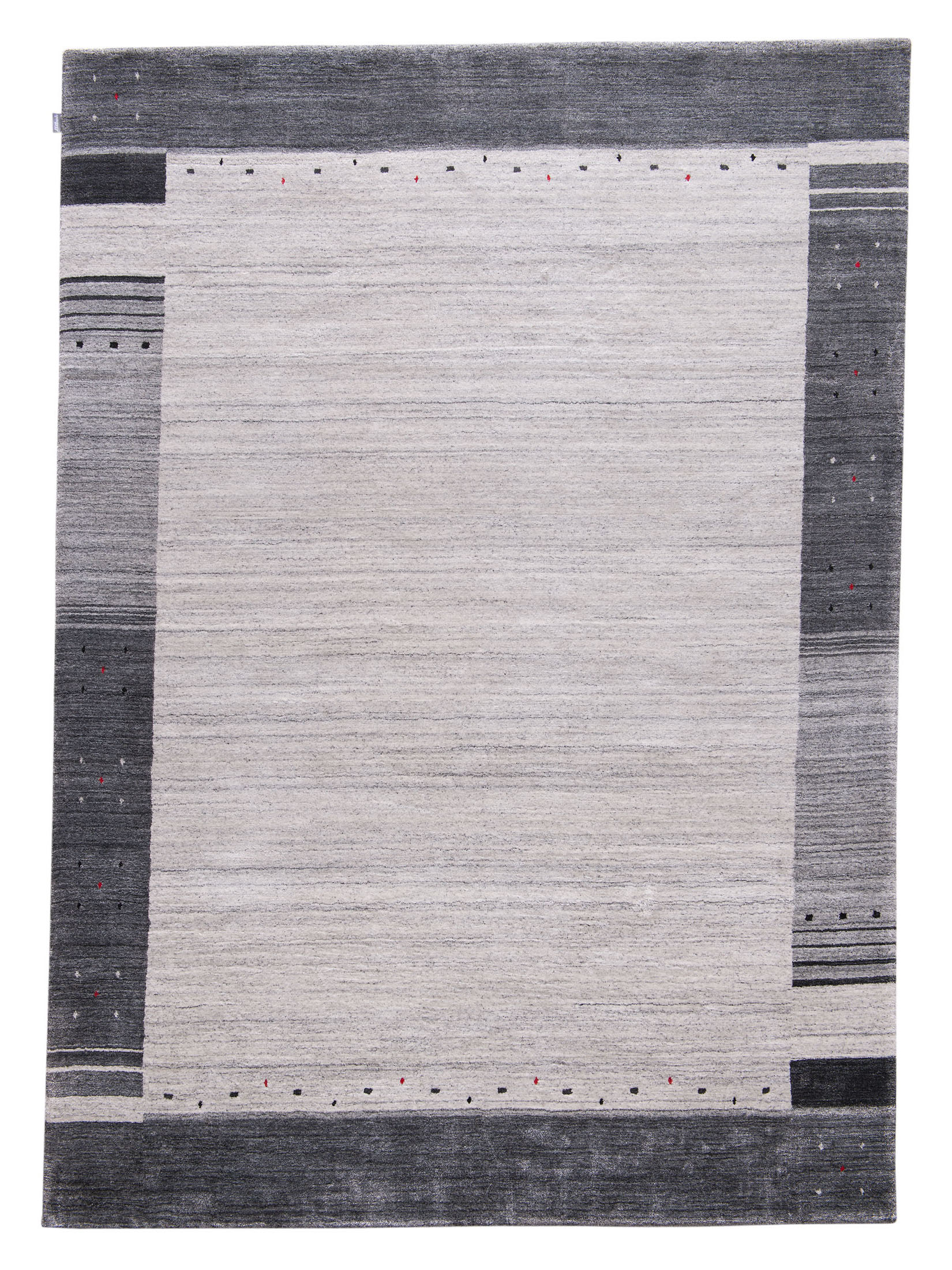 Samnapur - Nepal-Teppich von Kibek in Silber