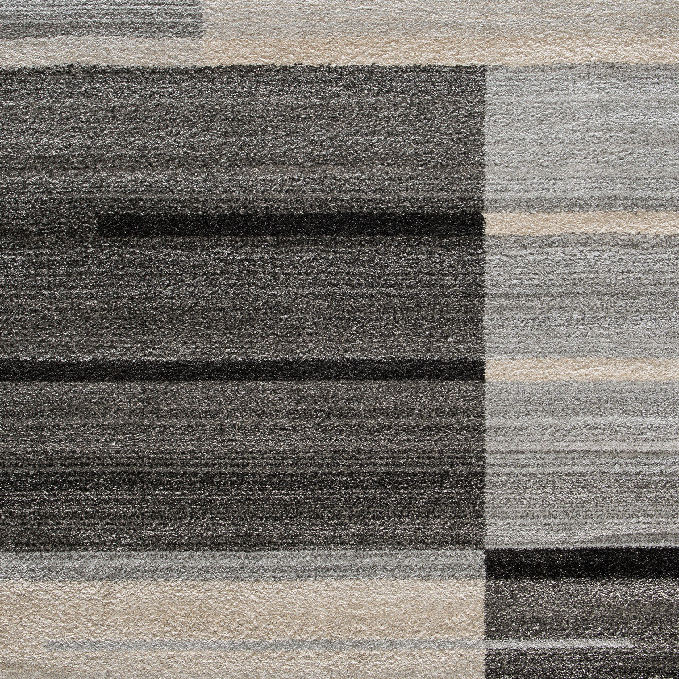 Pedro - Designer-Teppich von Kibek in Grau