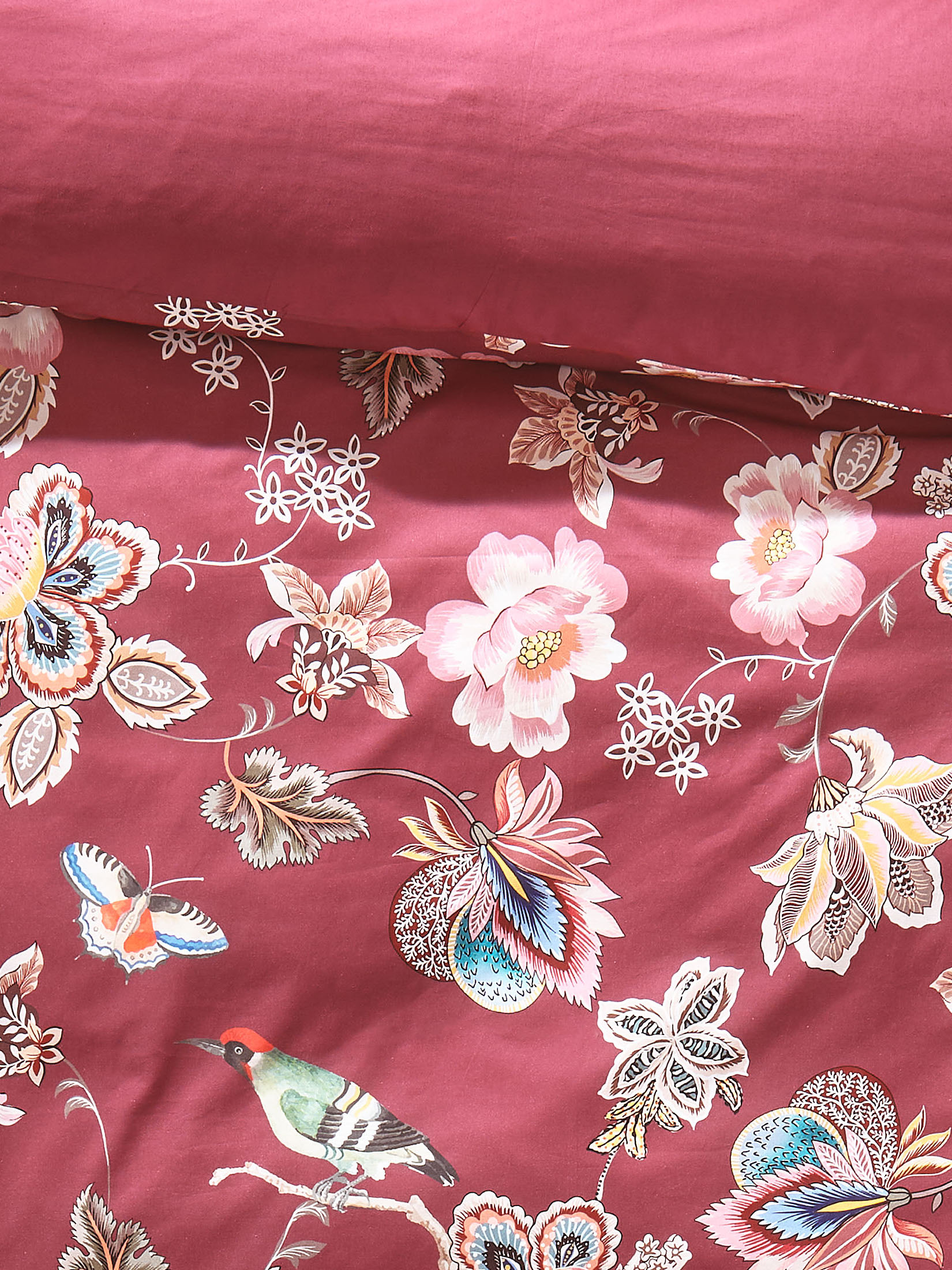 Dalina | Beere | ca. 80 x 80 cm und ca. 135 x 200 cm | 2190140005