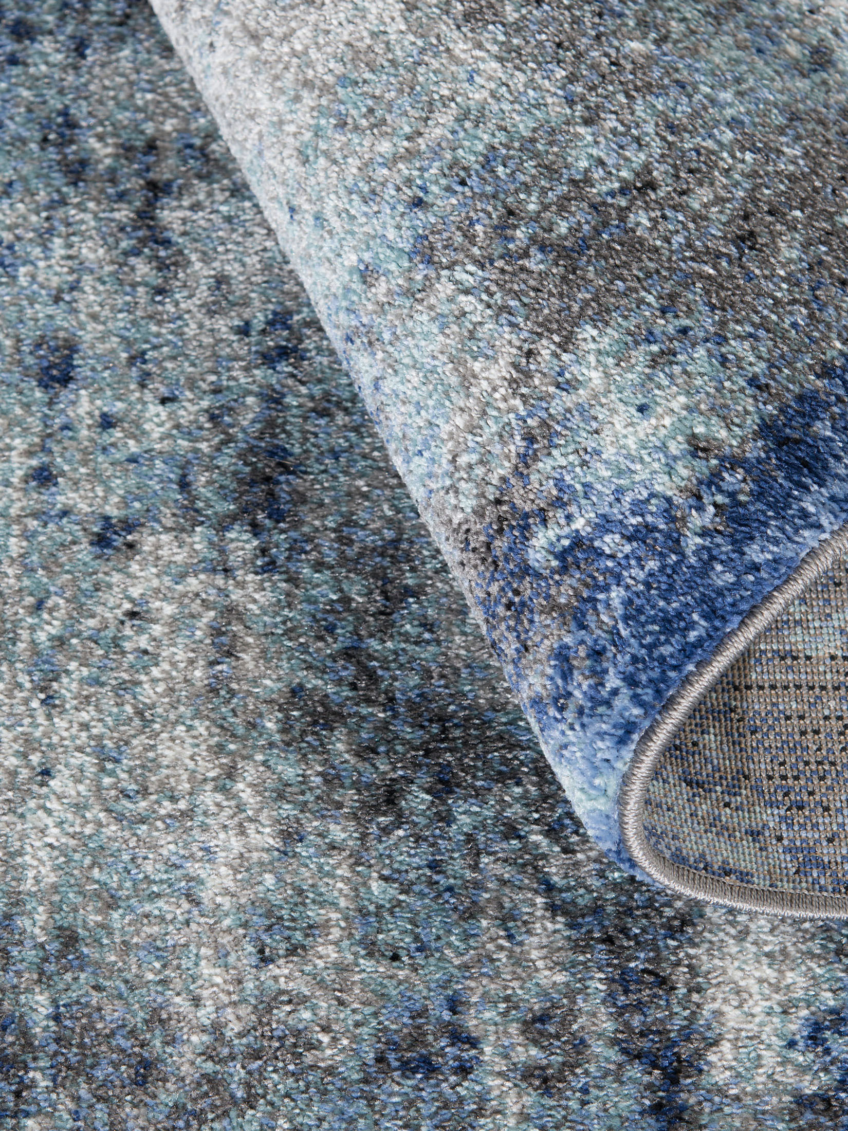 Atlantik - Designer-Teppich von Kibek in Blau