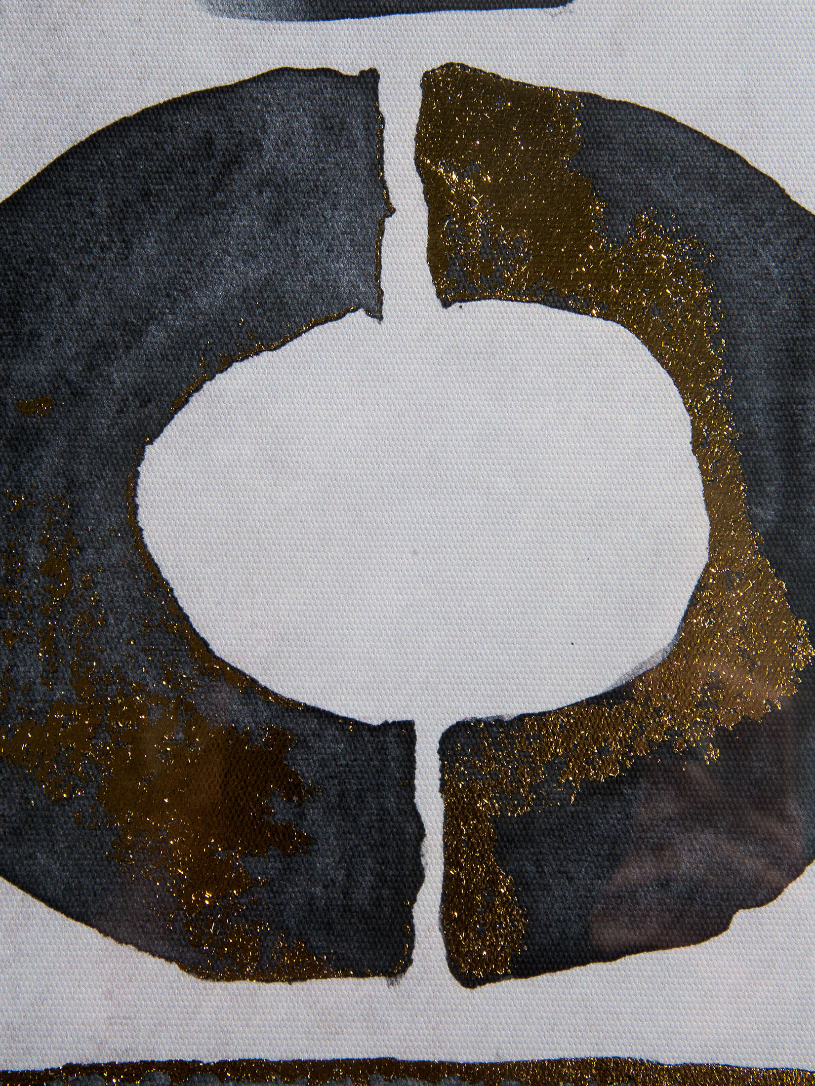 Bild von Kibek - Posita in Schwarz, 40 x 50 cm