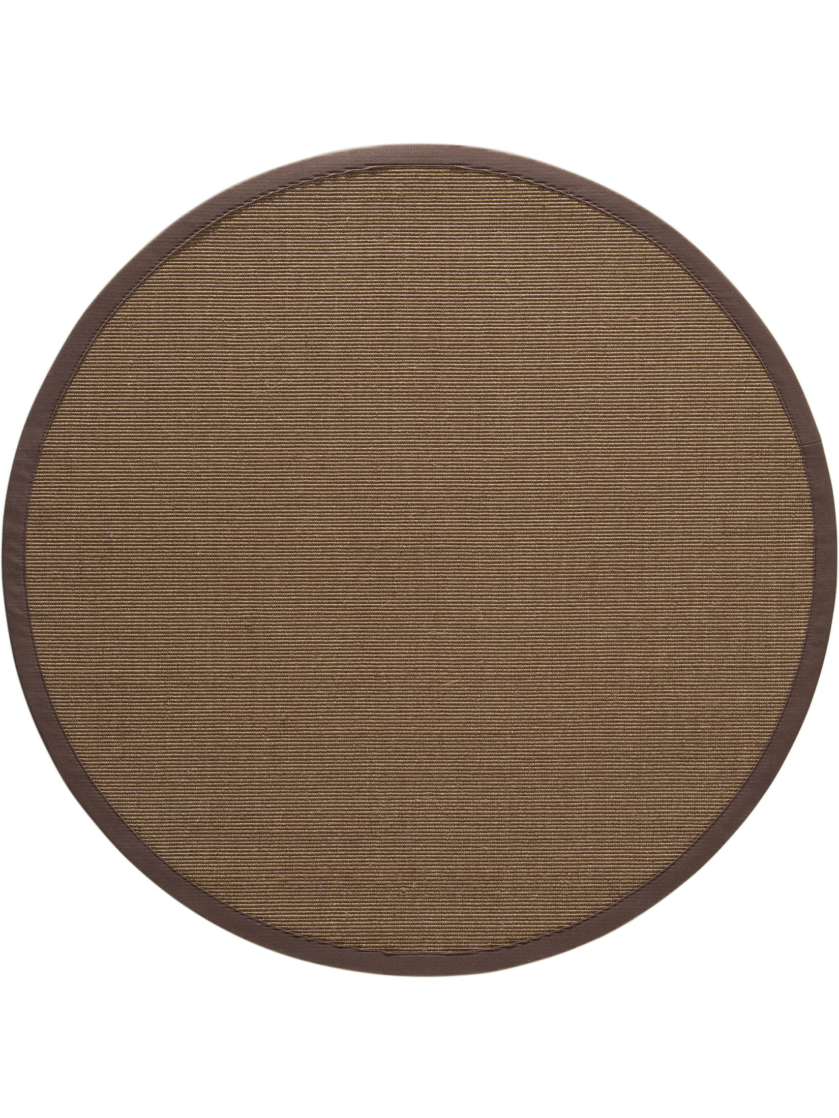 Sisal-Teppich von Kibek - Aruba Colour in Braun, 160 cm Ø
