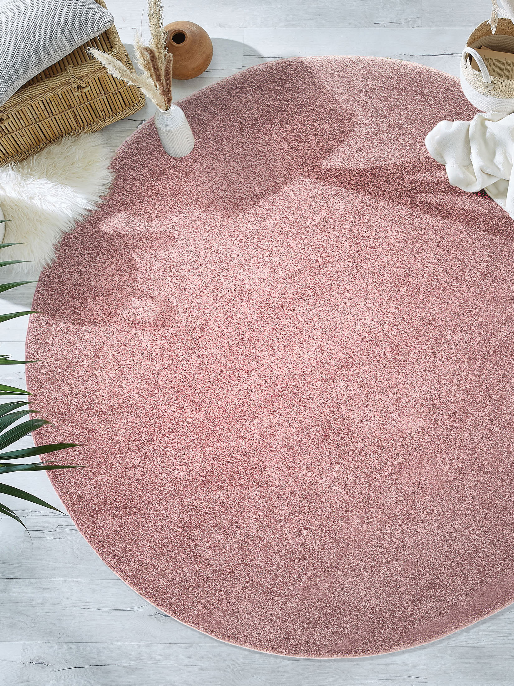 Heritage - Designer-Teppich von Kibek in Rosa