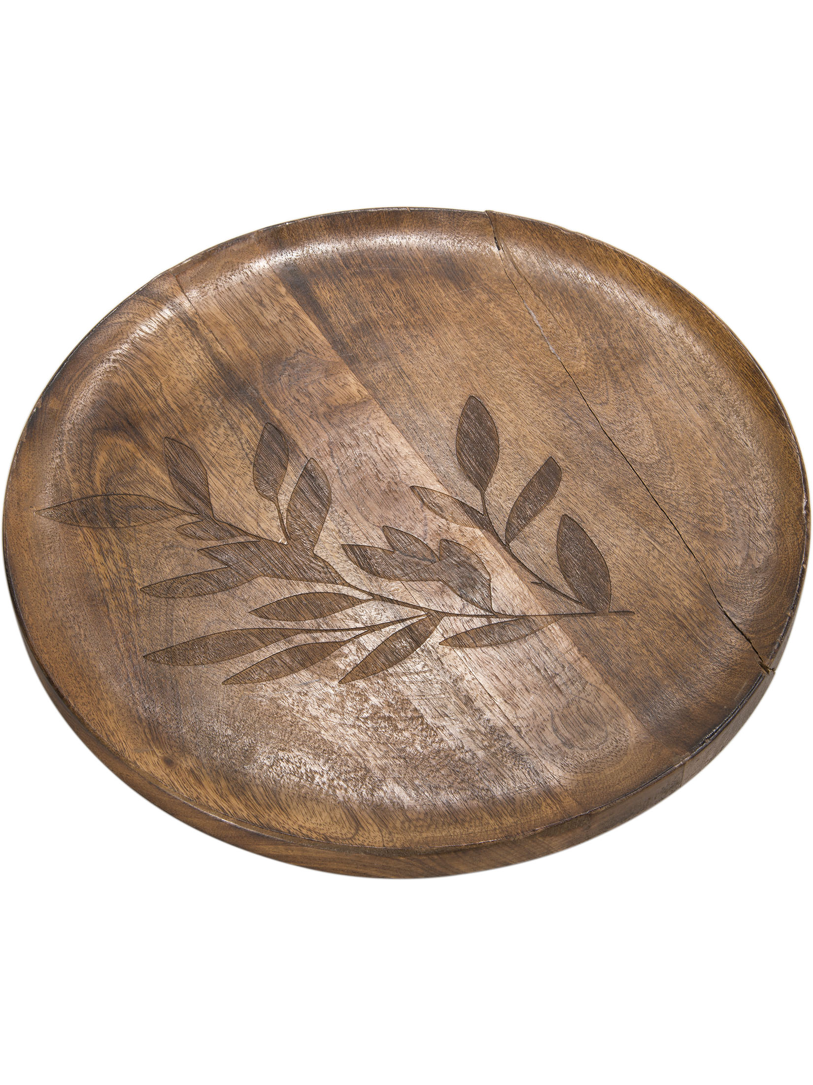Deko-Teller von Kibek - Levato in Braun, 39 x 39 x 3 cm