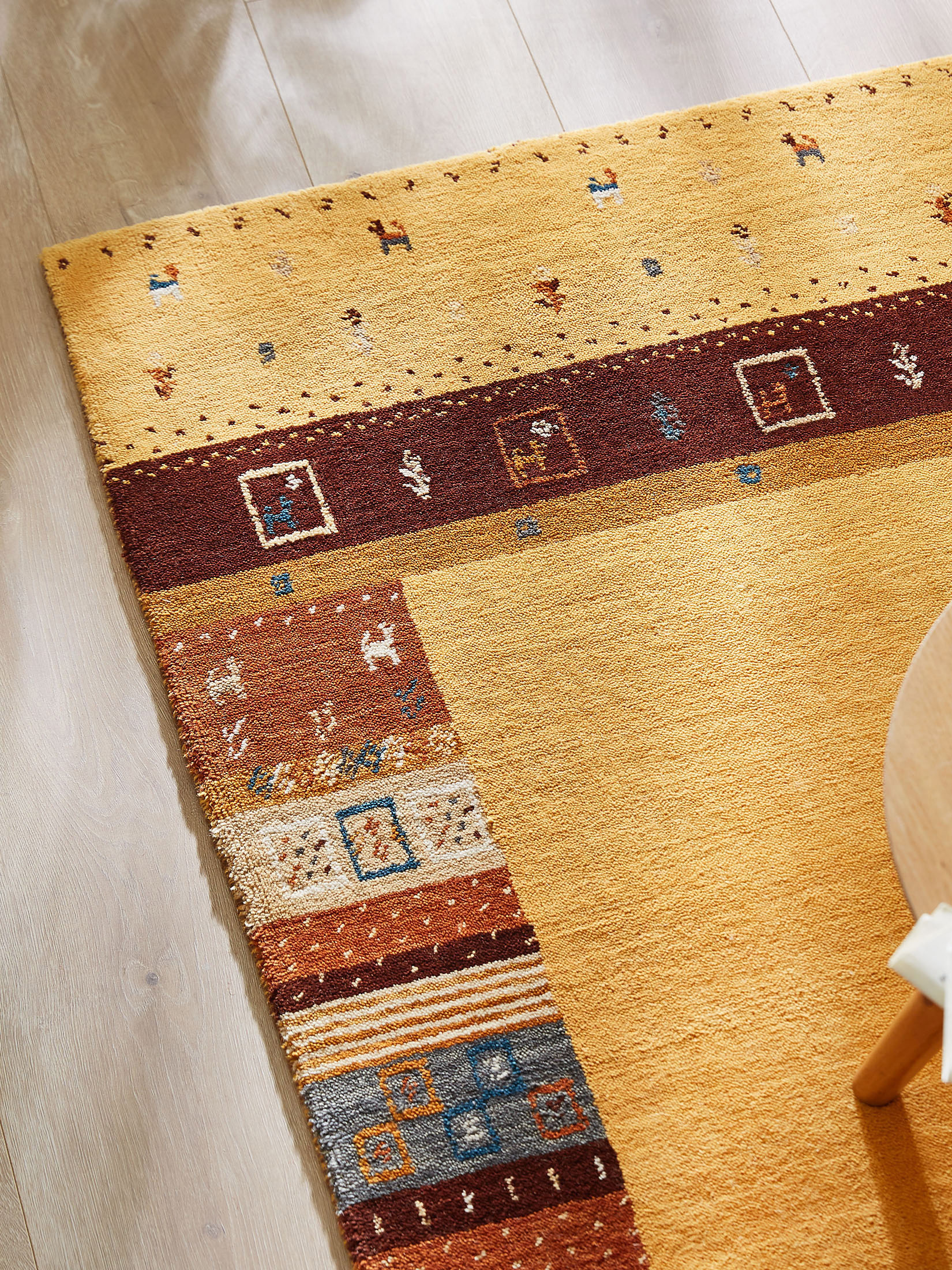 Damua - Gabbeh-Teppich von Kibek in Orange