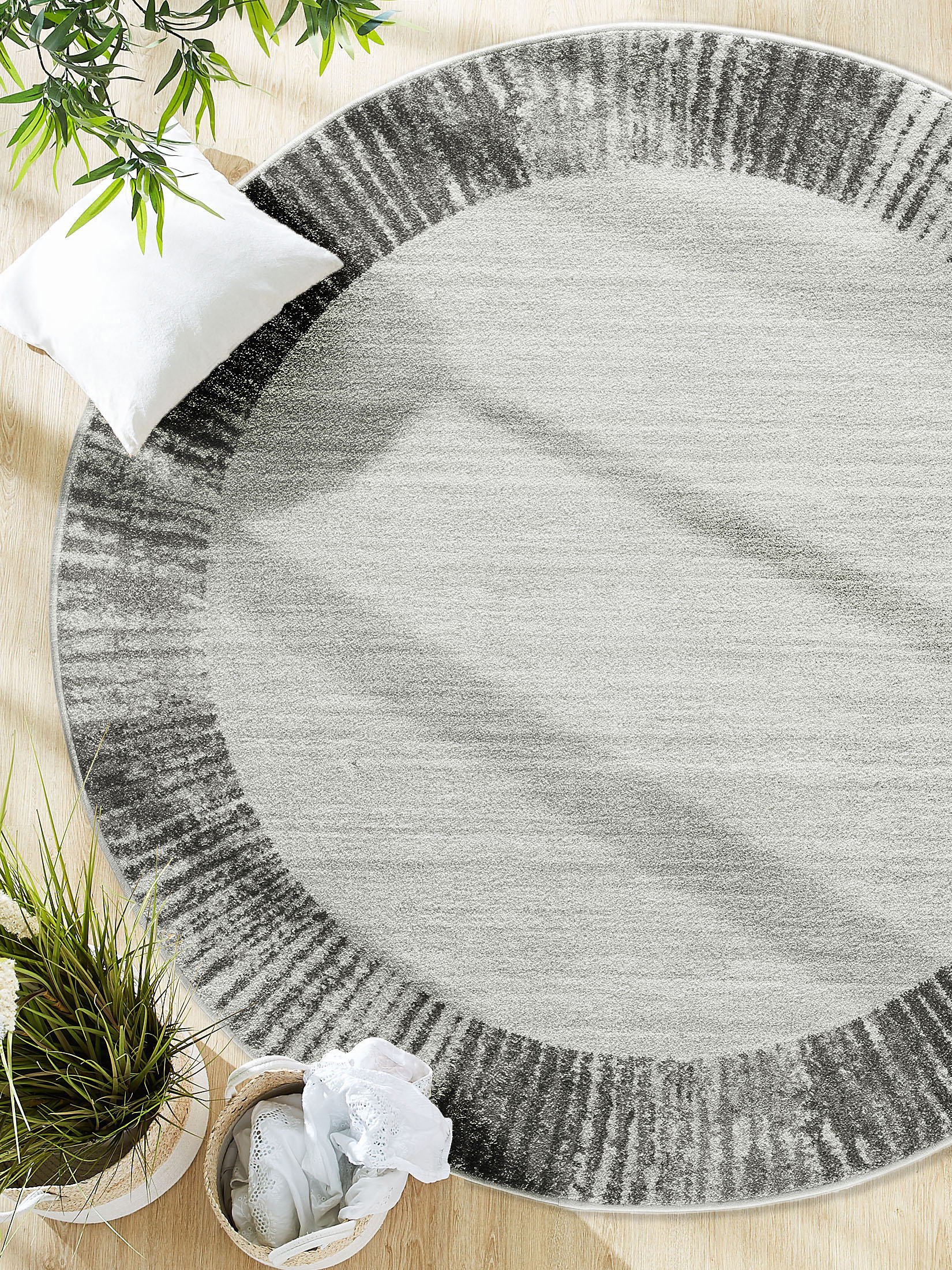 Highway | Dark Grey | ca. 160 cm rund | 2147500034