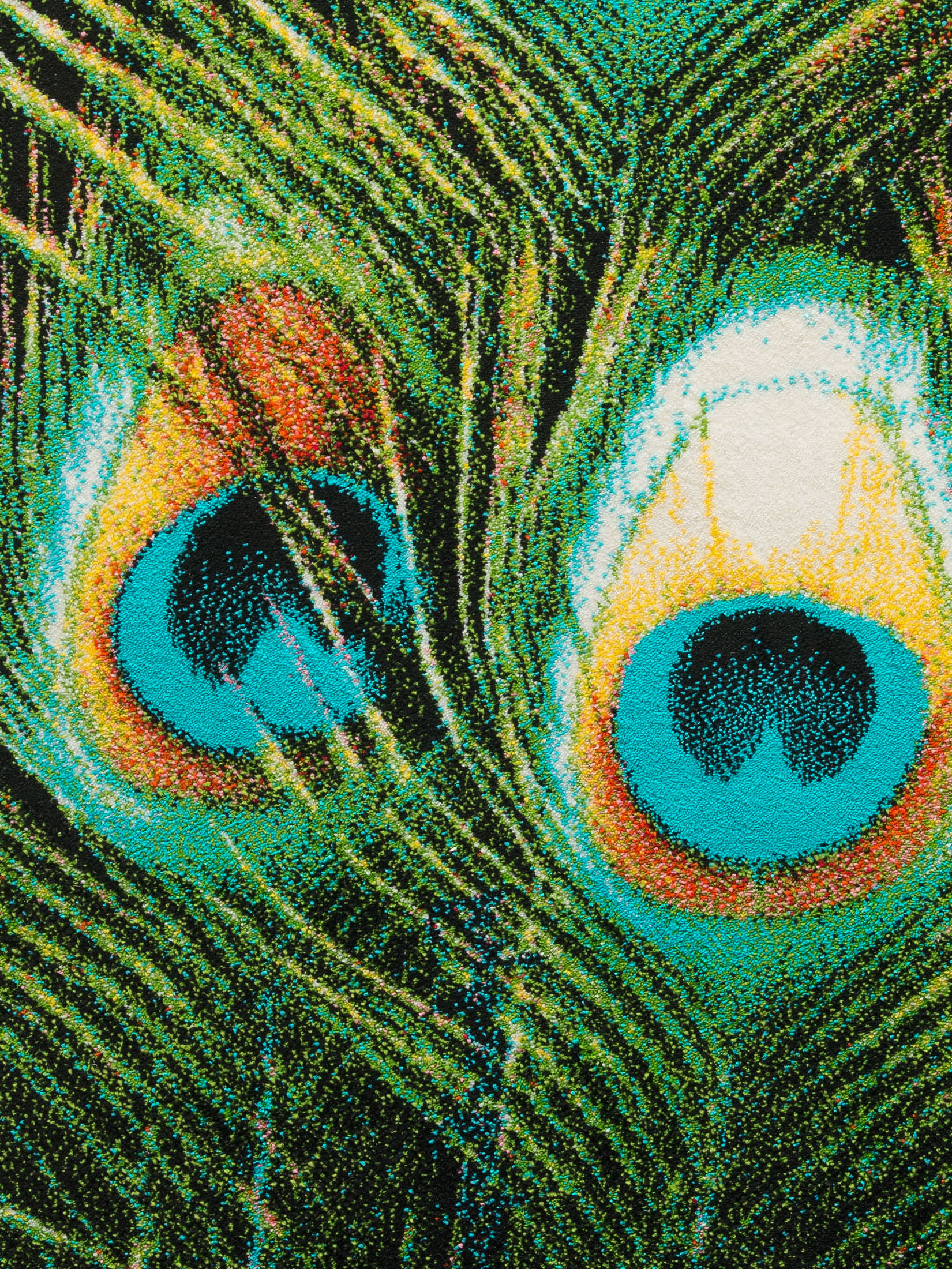 Feather Eye | Multicolor | ca. 120 x 180 cm | 2113630002