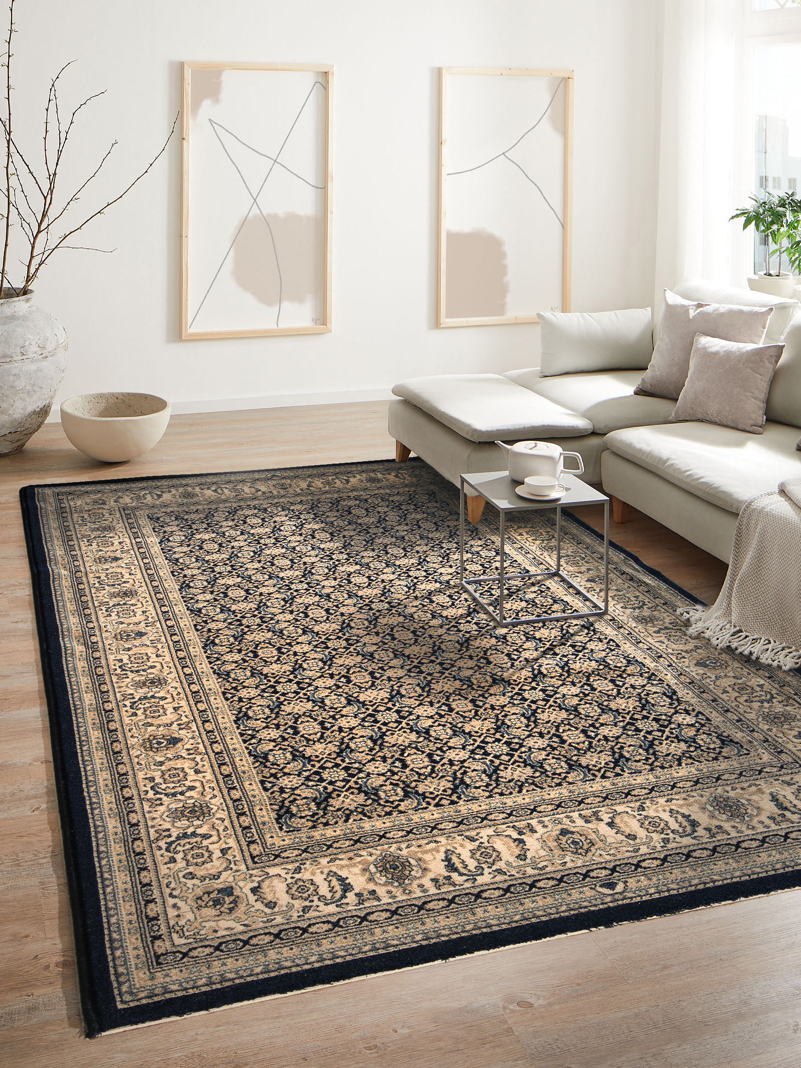 Herati Royal | Blau | ca. 140 x 200 cm | 2015080045