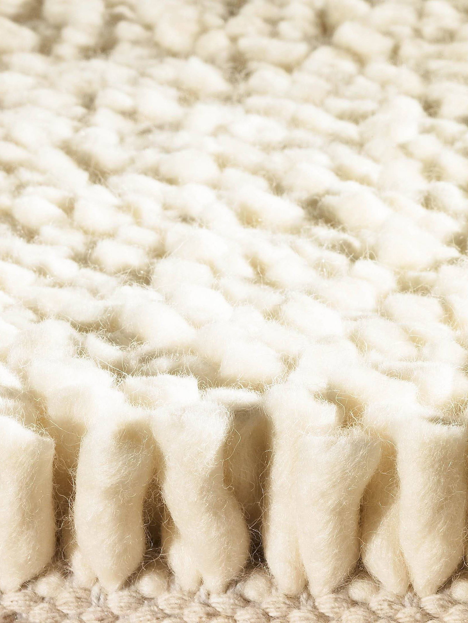 Woll-Teppich von Kibek - Woolwalker Royal in Creme, 90 x 160 cm