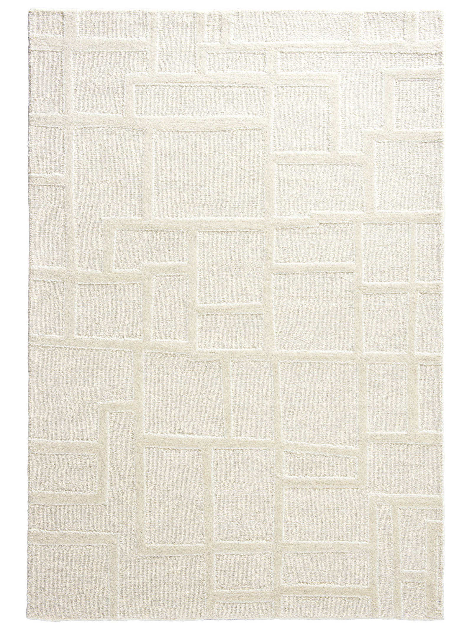 Moderner Teppich von Kibek - Hallund in Sand, 140 x 200 cm