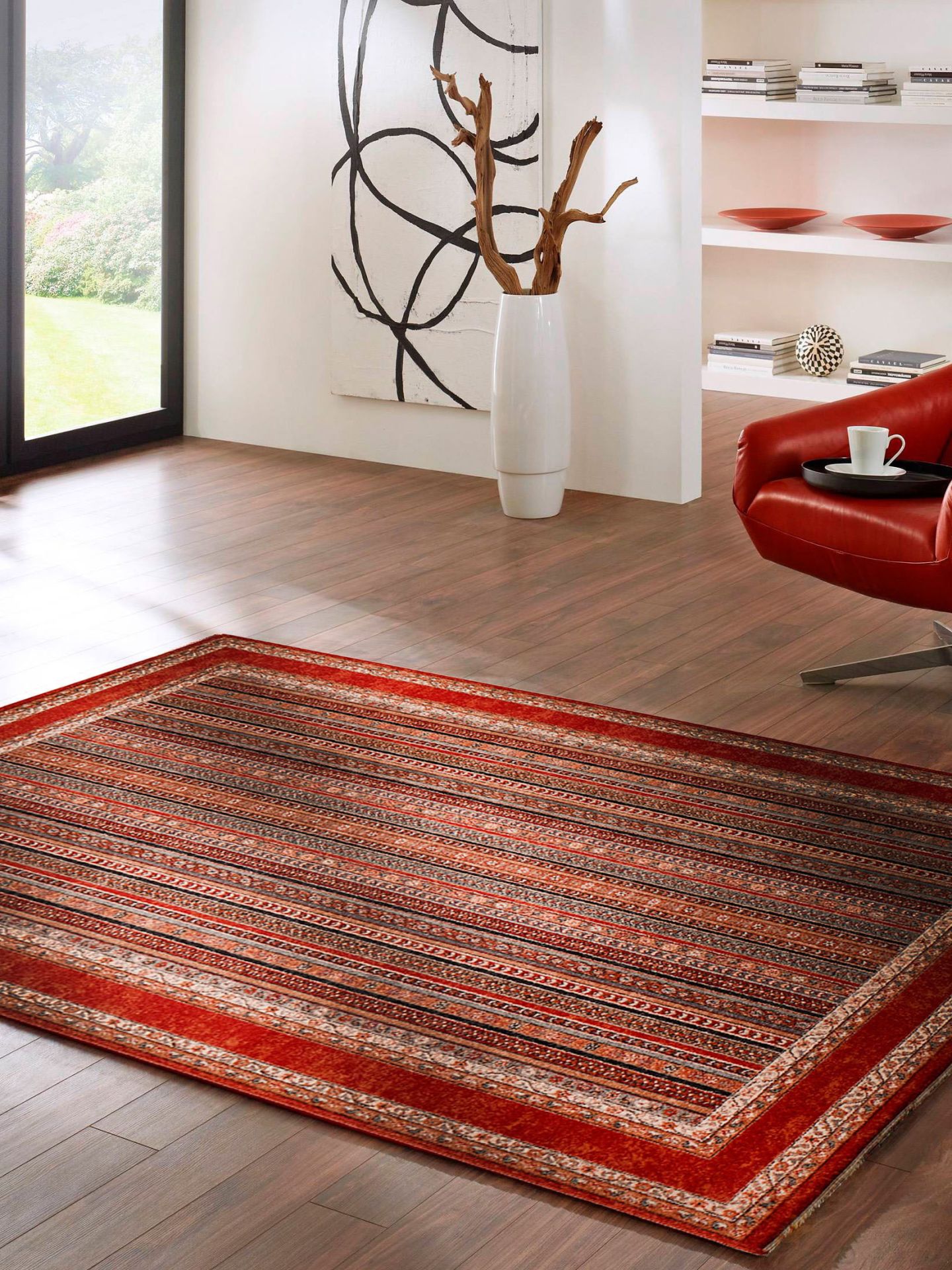 Duke - Orient-Teppich von Kibek in Rot