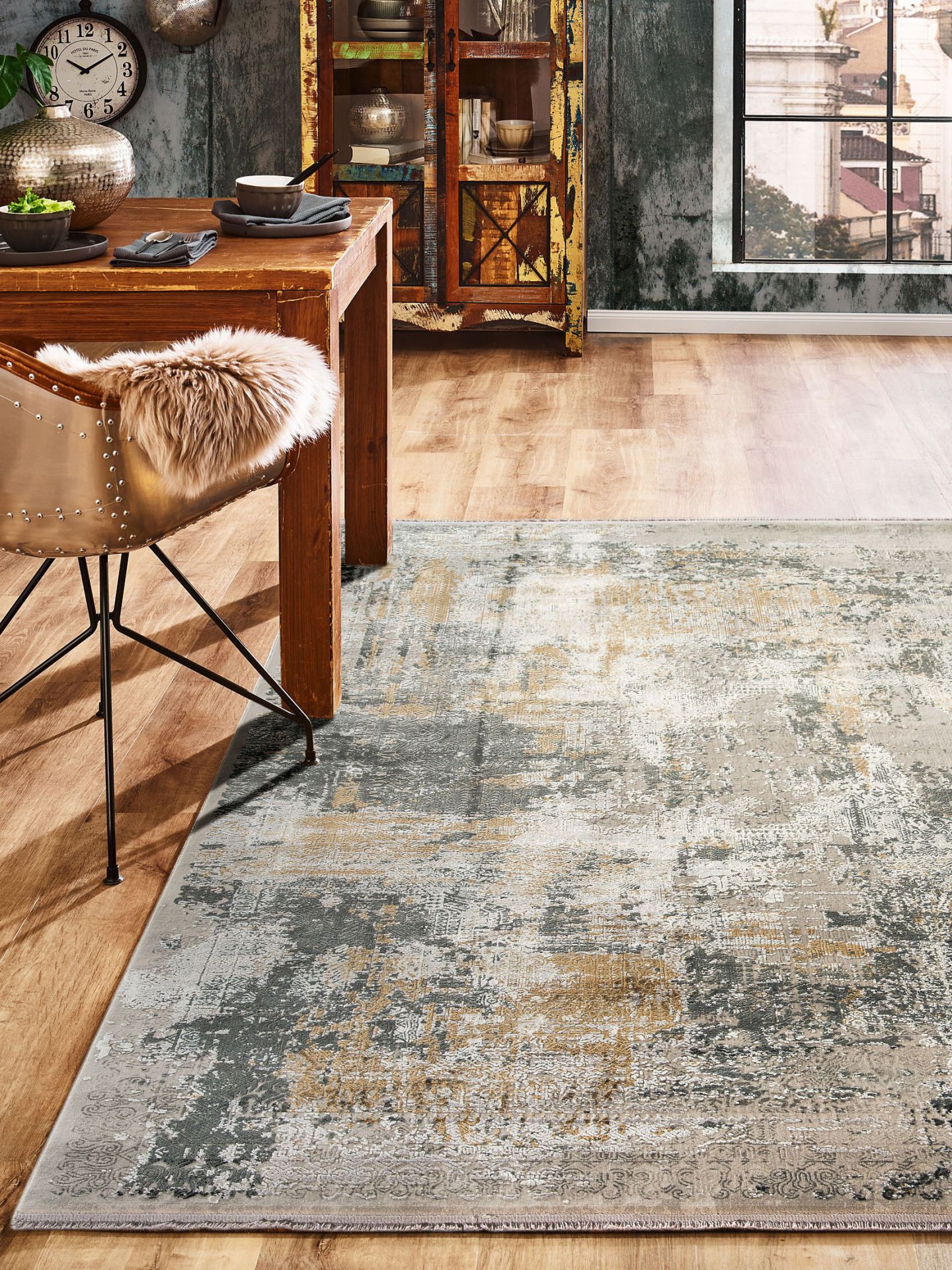 Ampelia | Vintage Beige | ca. 160 x 230 cm | 2114050003